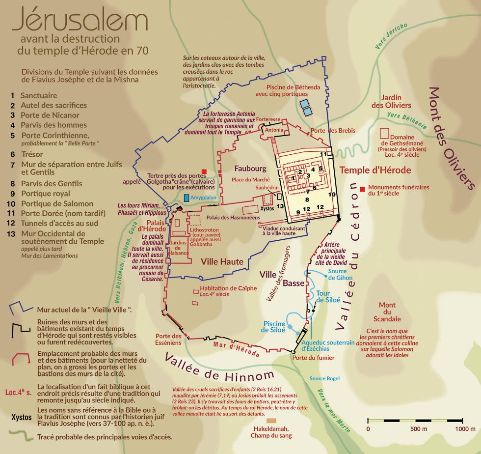 Jérusalem au temps de Jésus • Bible, Histoire & Archéologie : Archeobiblion
